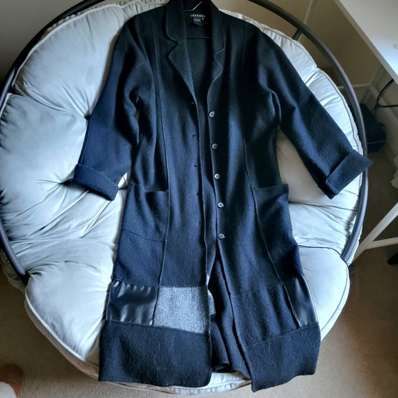 SPANNER | Sweaters | Vintage Avant Garde Goth Duster Cardigan 0 Wool ...